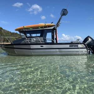 Robust aluminium fishing boats